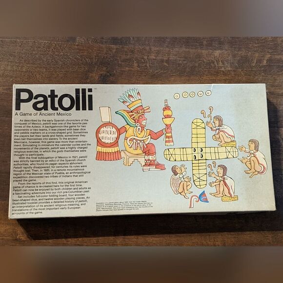 Patolli | Games | Vintage Boardgamepatolli A Game Of Ancient Mexico ...